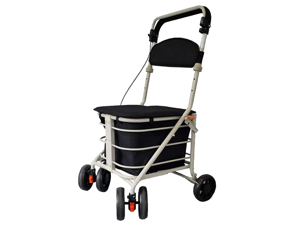 Shopping Trolley with Seat and brake bar – Store – O'Sullivans Mobility ...