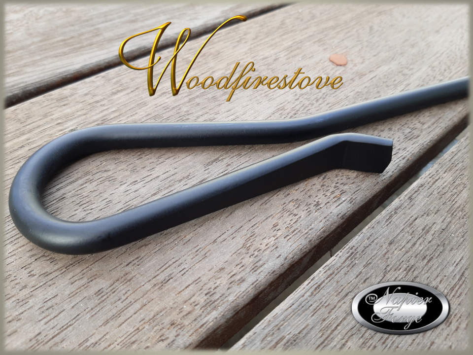 IRONBARK POKER Wrought Iron Premium HEAVY DUTY 10mm Round Iron (L76cm ...