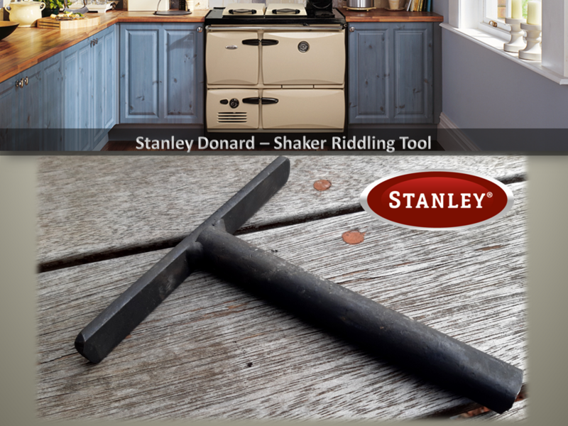 STANLEY DONARD WOOD STOVE Shaker Riddling Tool - CAST IRON LOG GRATES ...
