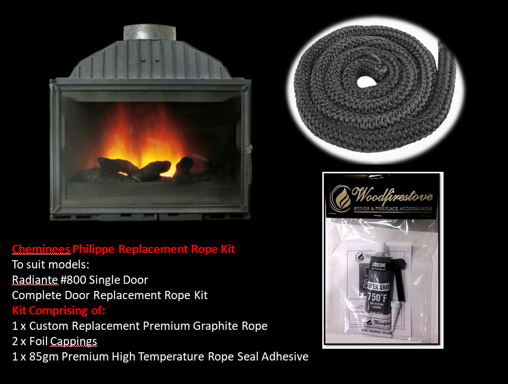 ROPE SEAL KITS Wood Heater & Stove - Products & Store Wood Stoves Fireplace Accessories ...