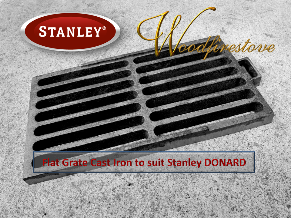 STANLEY DONARD FLAT Cast Iron Grate - FIREWOOD RACKS - LOG STORAGE ...