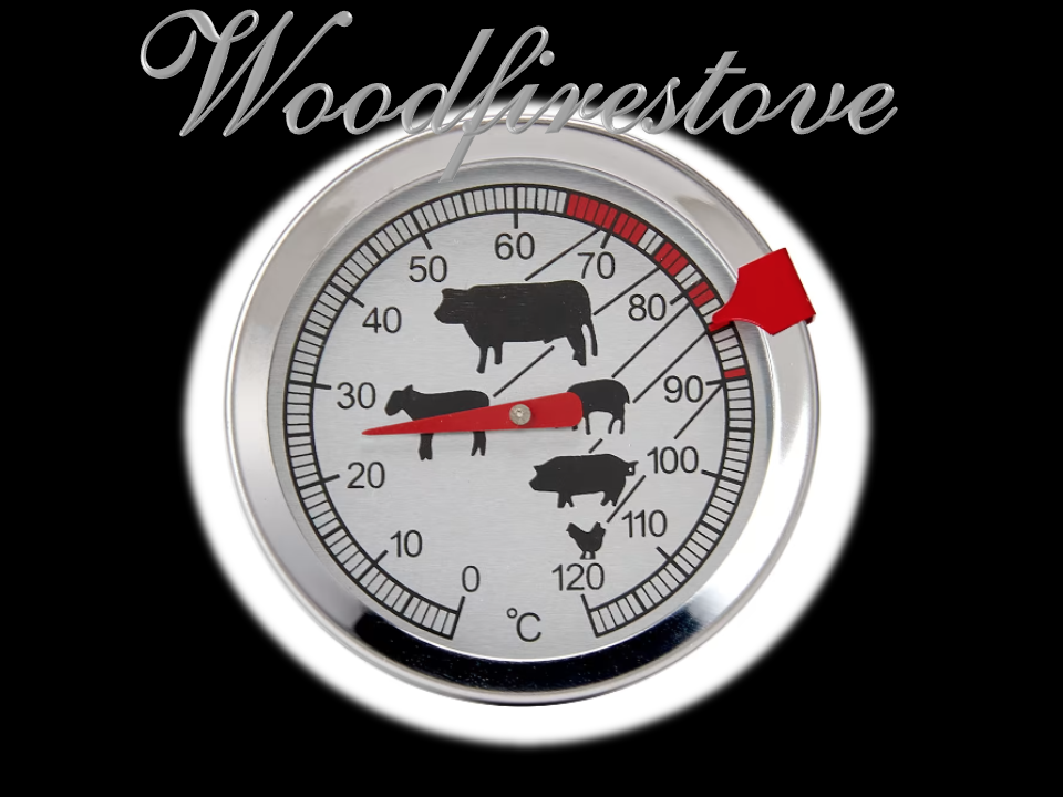 LARGE Meat Cooking Thermometer Temperature Gauge - Stainless Steel ...