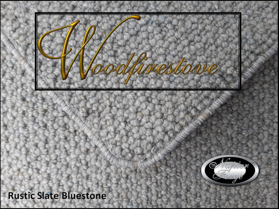 Pure Wool FIREPLACE HEARTH RUG - Rustic Slate Bluestone - Products ...