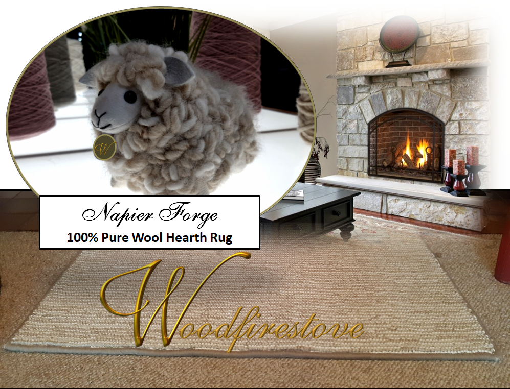FIREPLACE HEARTH RUGS - PURE WOOL - WOODFIRESTOVE