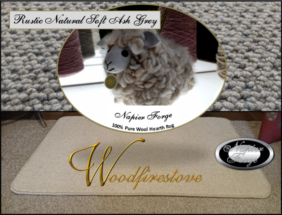 FIREPLACE HEARTH RUGS - PURE WOOL - WOODFIRESTOVE