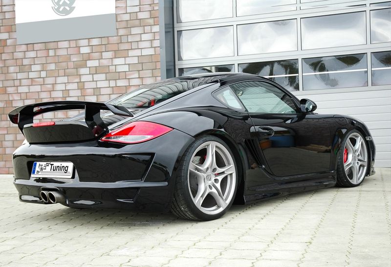 Heckspoiler Heckflügel Ducktail aus GFK für Porsche Cayman Boxster 987