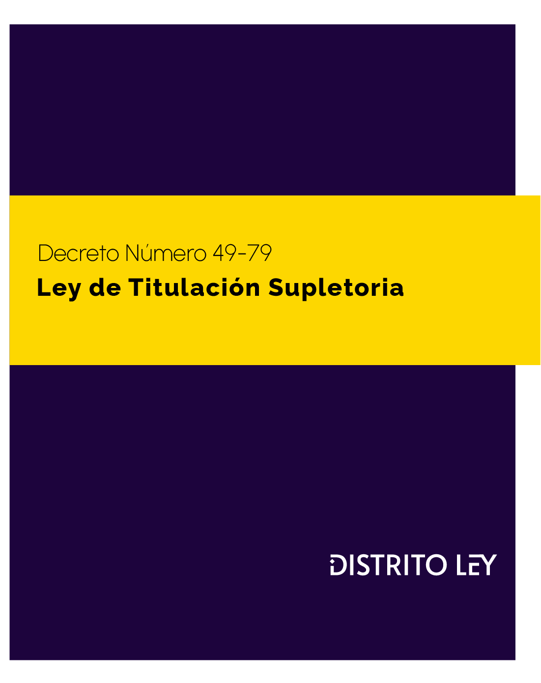 Ley De Titulación Supletoria