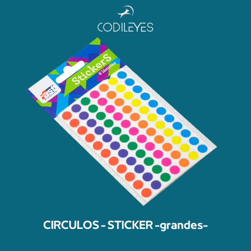 Círculos Sticker -grande-