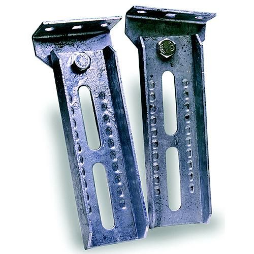 10" Bolster Brackets W/Swivel Brackets