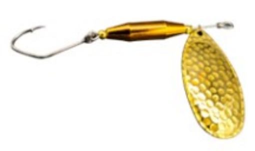 Character Lures 1/2oz Spinner Gold