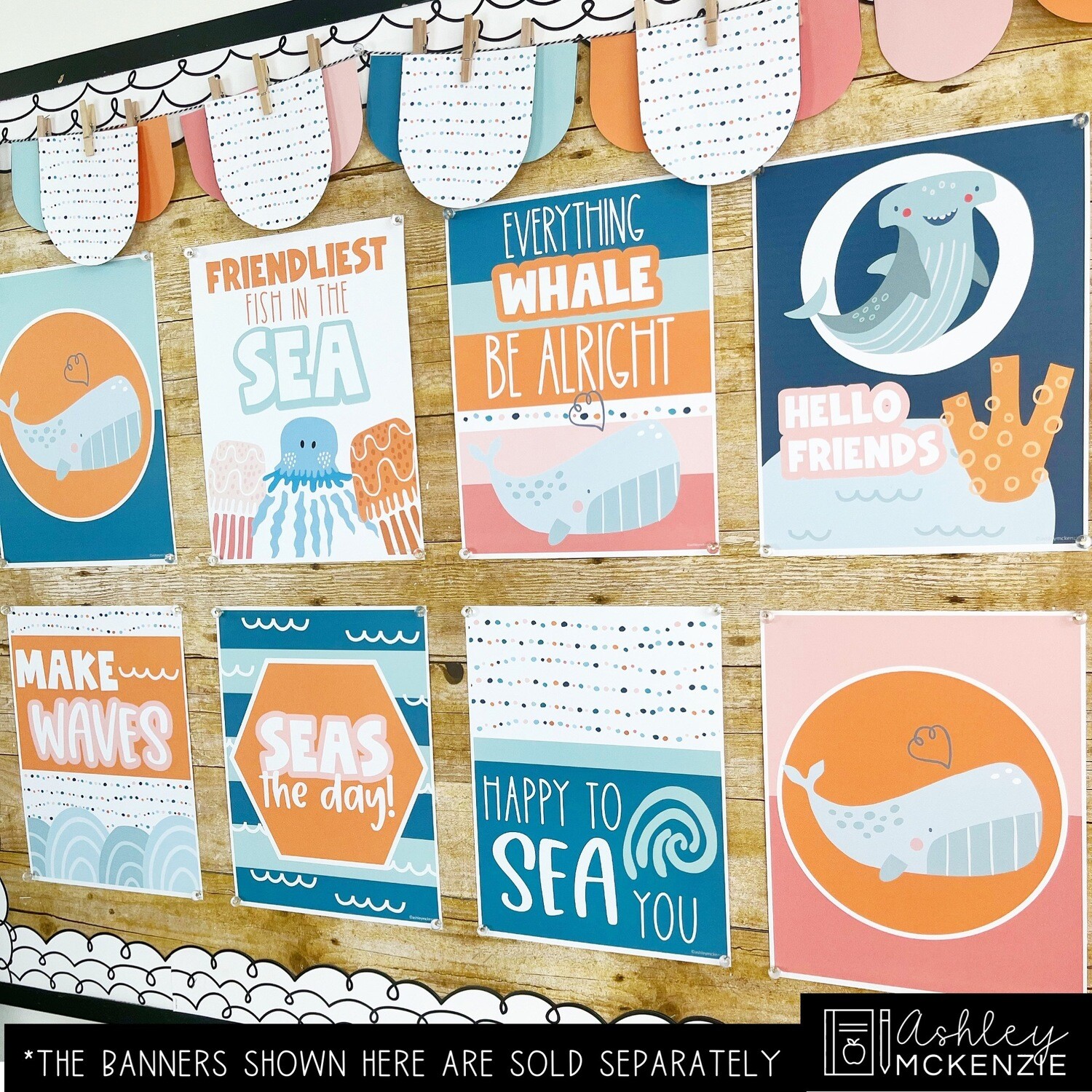 Ocean Themed Bulletin Boards