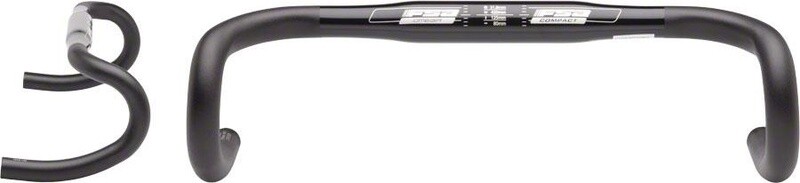 FSA Omega Compact 42cm 31.8 Anatomic Drop Bar Black 12327
