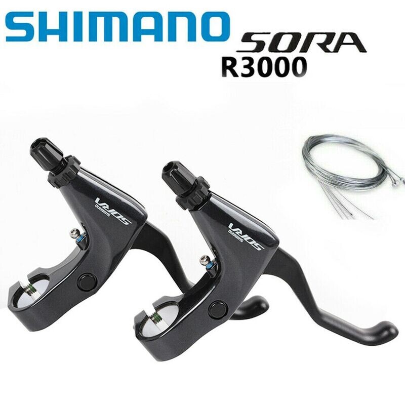 BRAKE LEVER SET, BL-R3000, SORA FOR FLAT HANDLEBAR ROAD TYPE, FOR CANTI ...