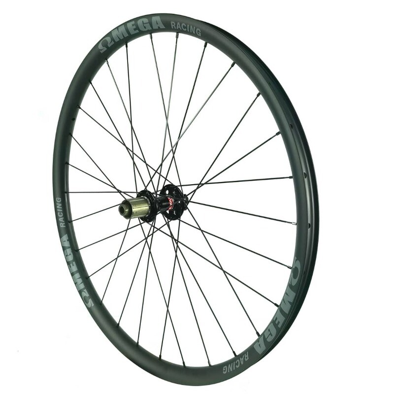 Omega Racing Tubeless Carbon 29 MTB Novatec Boost Wheel Set