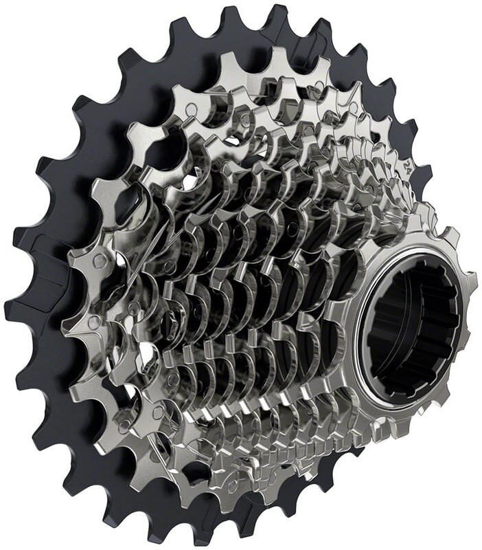 SRAM Force AXS XG-1270 Cassette - 12-Speed, 10-28t, Silver, For XDR ...