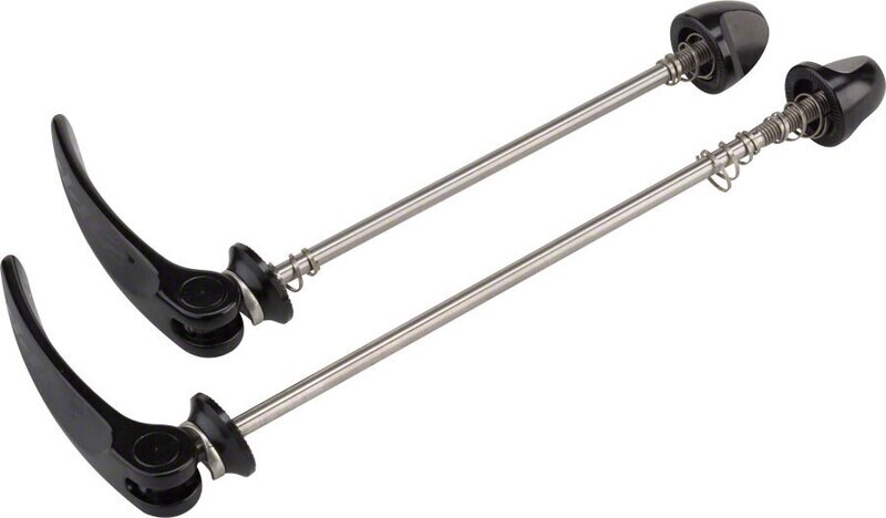 Zipp Tangente Quick Release Skewer Set - 100mm/130mm, Titanium, Black ...