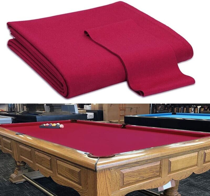 Billiard Championship Cloth Pool Table Felt Fast Speed for Red 7' 8' 9'