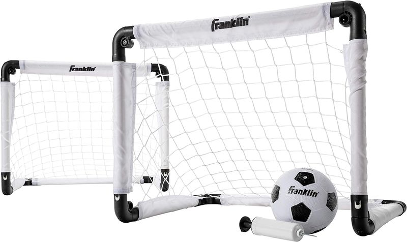 Franklin Sports Kids Mini Soccer Goal Set - Backyard/Indoor Mini Net ...
