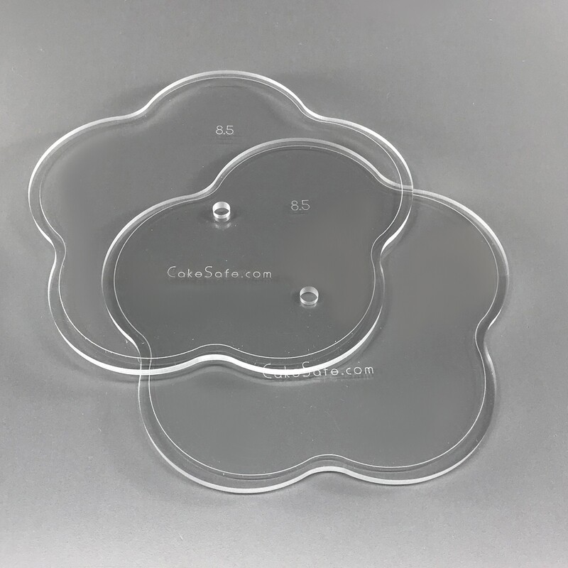 Petal Acrylic Disks for Fat Daddio's Cake Pans