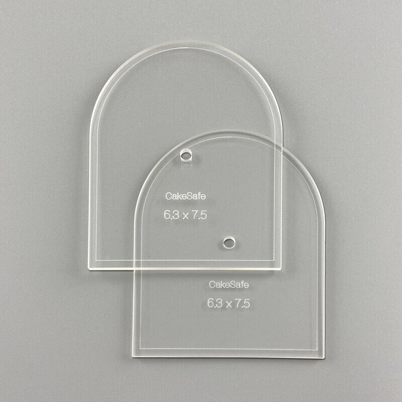 Clearance - 6.3" x 7.5" Mini Arch Acrylic Disk - Single Disk