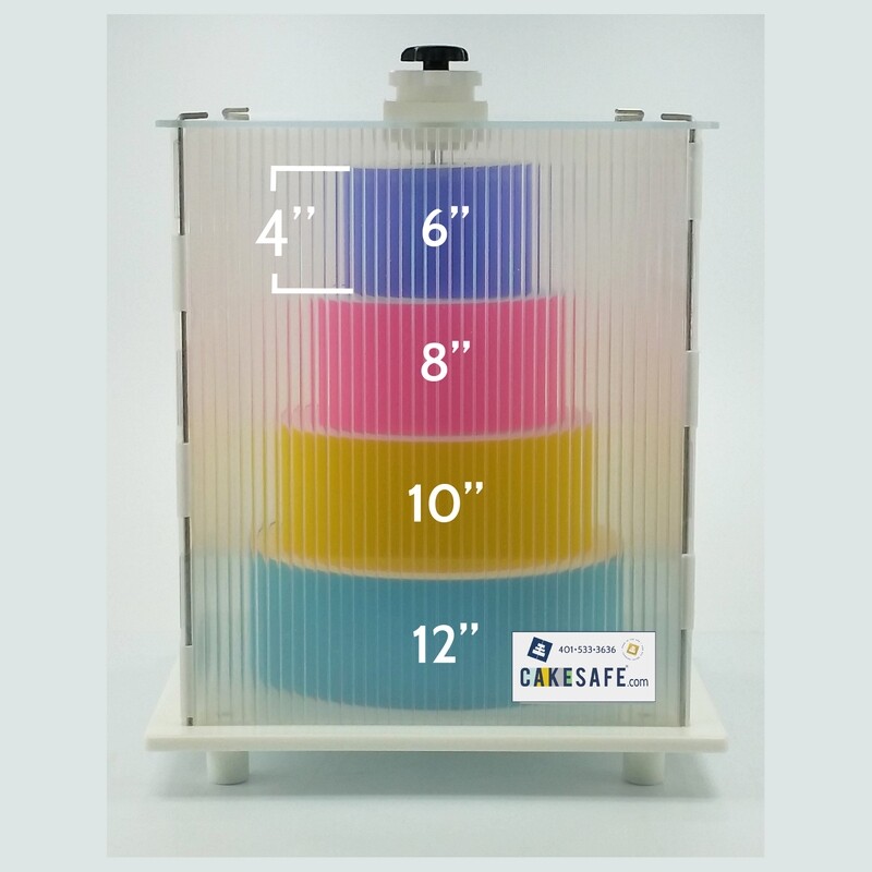 How to move a tiered cake?