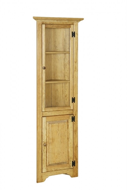 Small Corner Cabinet w/ glass – Sheds & Garages – Skip’s Outdoor Accents