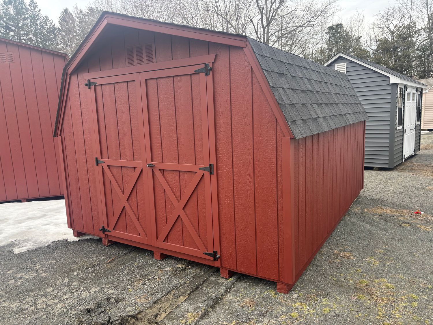 10′ x 12′ Duratemp Mini Barn – SOLD – Store – Skip’s Outdoor Accents