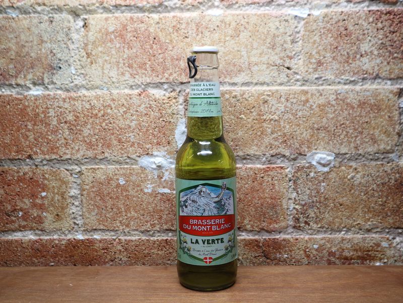 La Verte Brasserie Du Mont Blanc Genepi Beer
