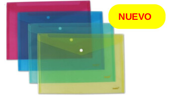 Sobre PVC Transparente con Broche