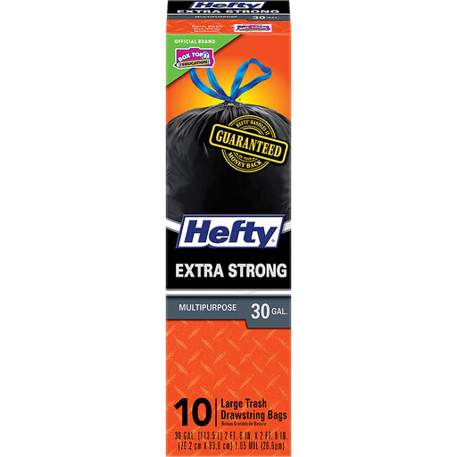 Hefty Cinch Sak 30 Gallon, 10ct