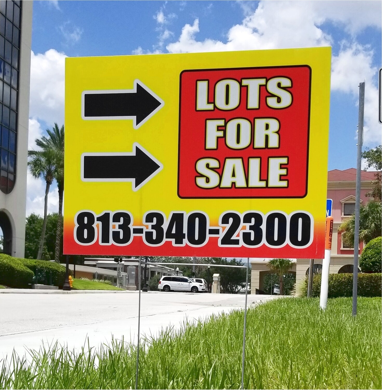 Custom Yard Signs 18 X 24 1 SIDE All Quantities