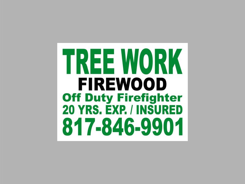 100 YARD SIGNS / 2 COLOR / 2 SIDE