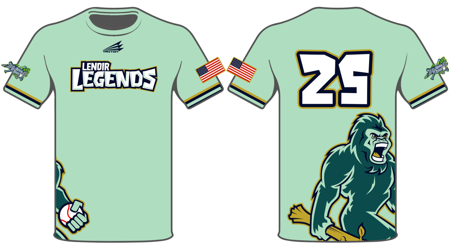 Deep River Muddogs Custom HyperTee #HT3
