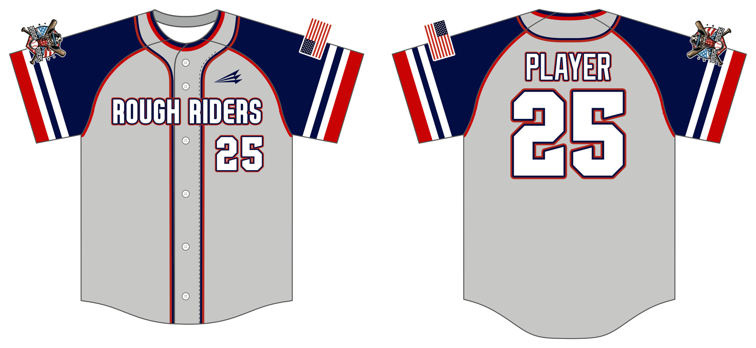 Rough Riders Custom HexaFlex Baseball Jersey #J2