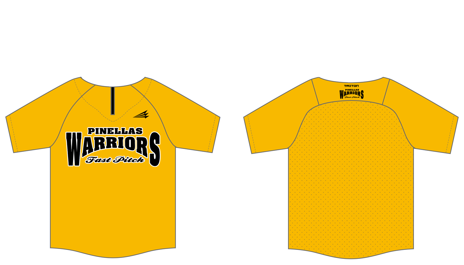 Pinellas Warriors Custom Batting Practice Jacket #BPJ1