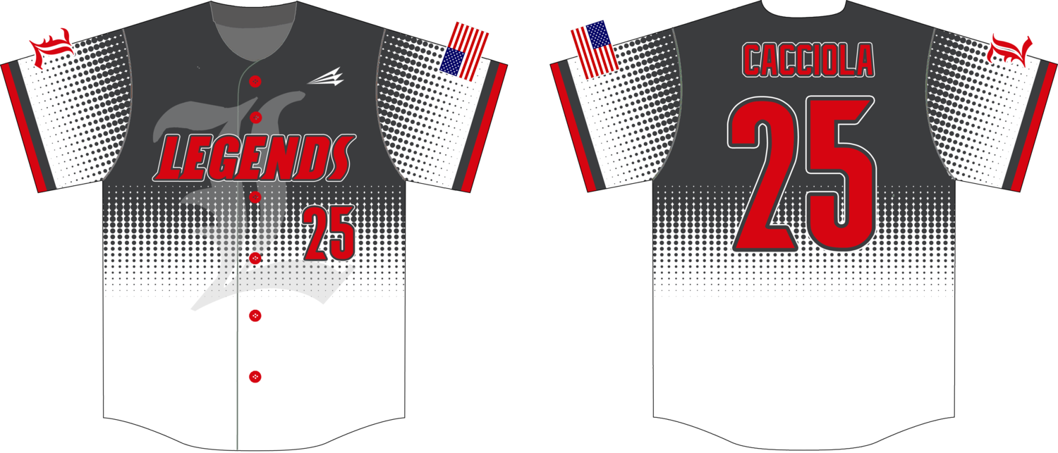 East Bay Legends Custom NanoDri Baseball Jersey Design #J4B East Bay Legends Custom NanoDri Baseball Jersey Design #J4B