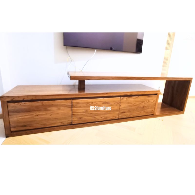 (包送貨安裝 | Delivery and Assembly Included) A411老榆木電視櫃 (Elm Tv Cabinet)