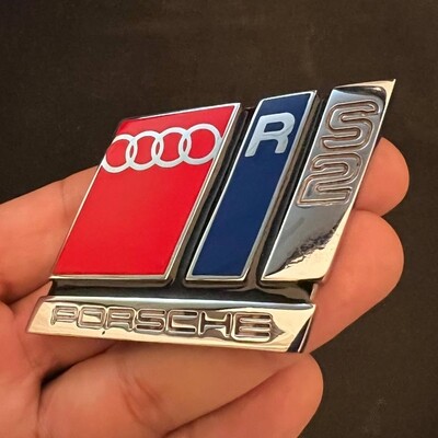 Jewelry Grade Handmade Metal Audi Emblems