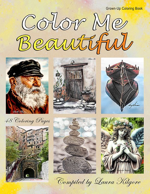 Color Me Beautiful 48-Page Coloring Book for Adults in Greyscale