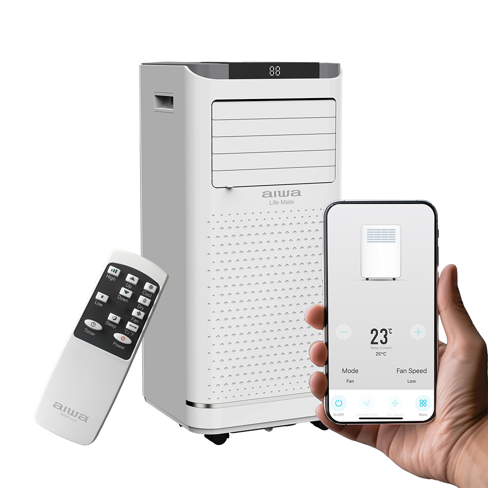 Klimatyzator przenośny z funkcją osuszania 2,5 kW AIWA-PAC09Y1 | Sklep ...