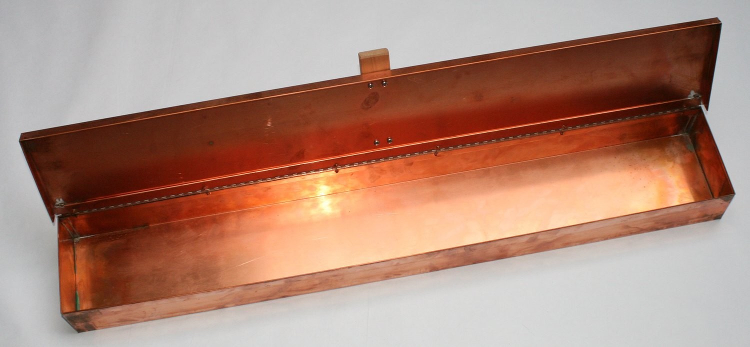 37" Copper Hot Water Tray