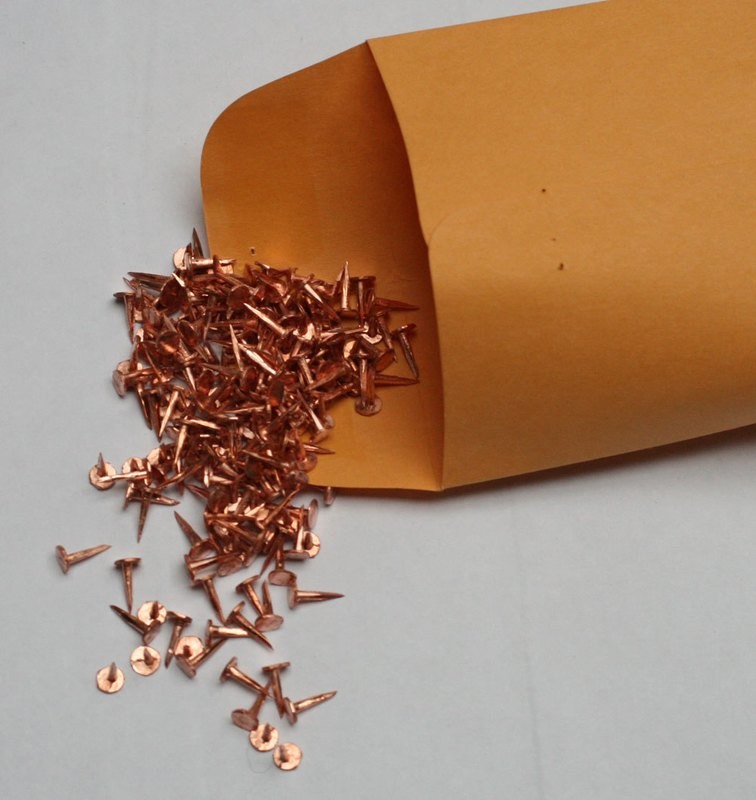 Copper Tacks, Pegs and Rivets