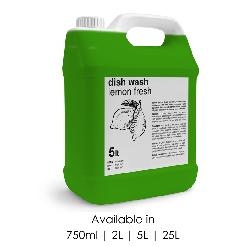 Dishwash Lemon Fresh (Deluxe) 5L