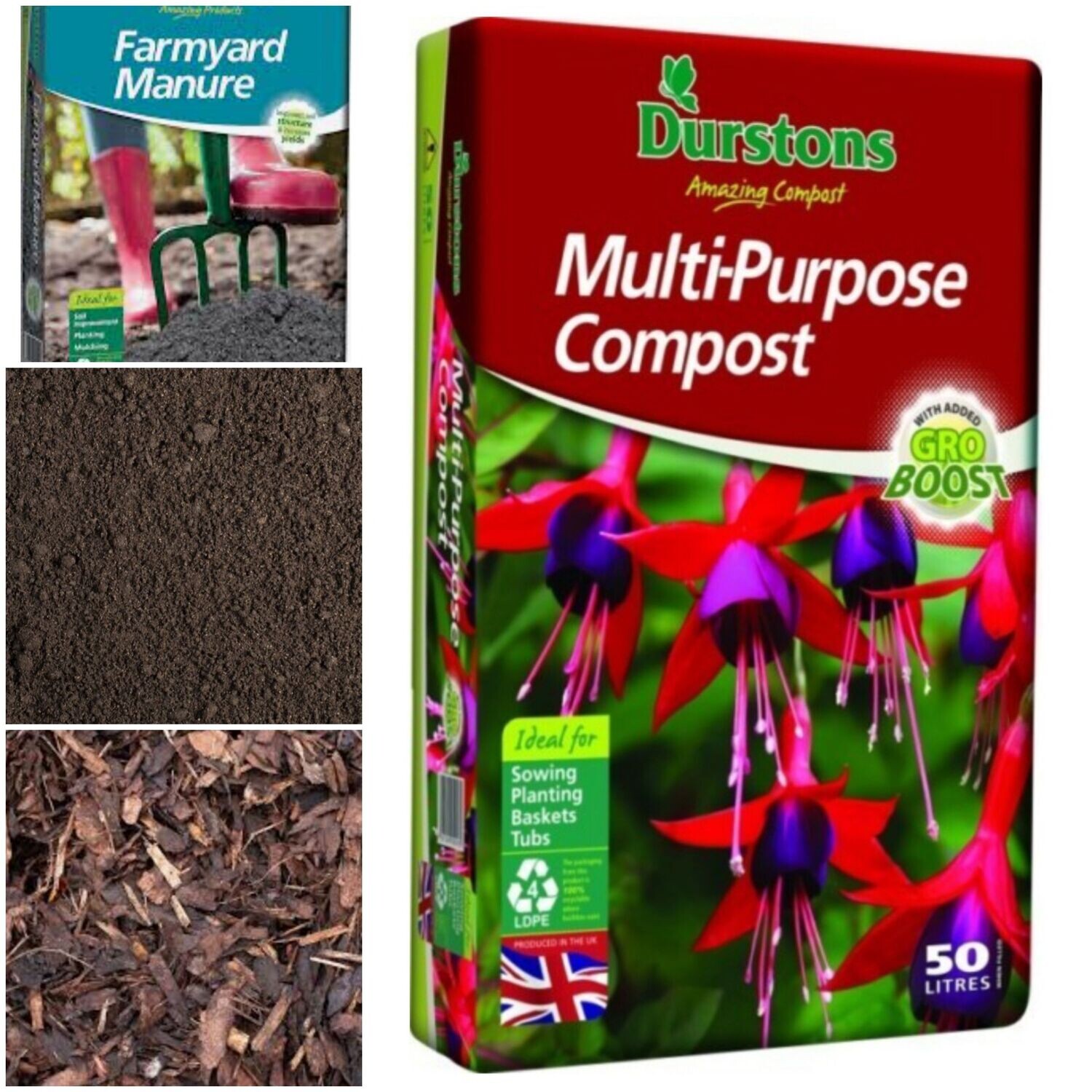 COMPOST, BARK AND SOIL IMPROVERS - Firewood Solid Fuel Logs - WPS Supplies