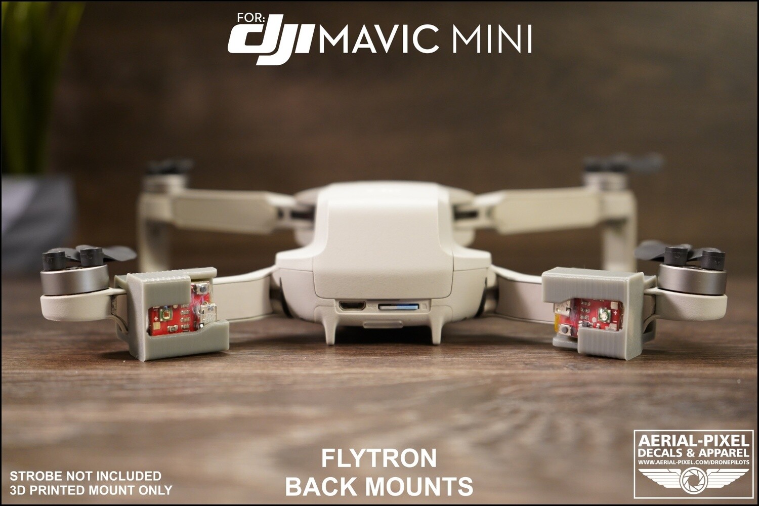 DJI Mavic Mini Mini 2 LED Strobe Light Mount for STROBON Cree Flytron and Firehouse Tech