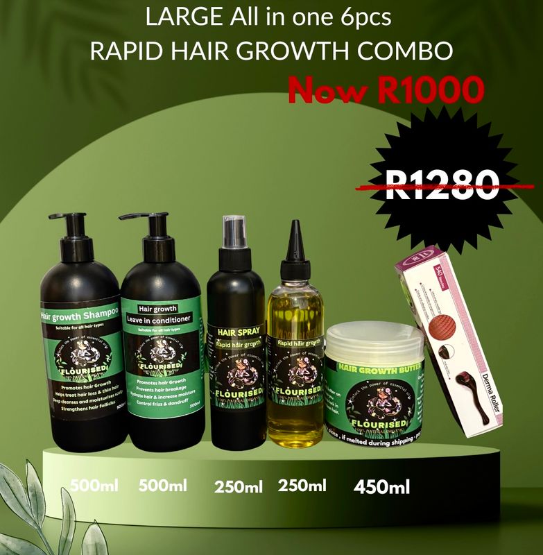 LARGE “All in one” full hair growth Combo