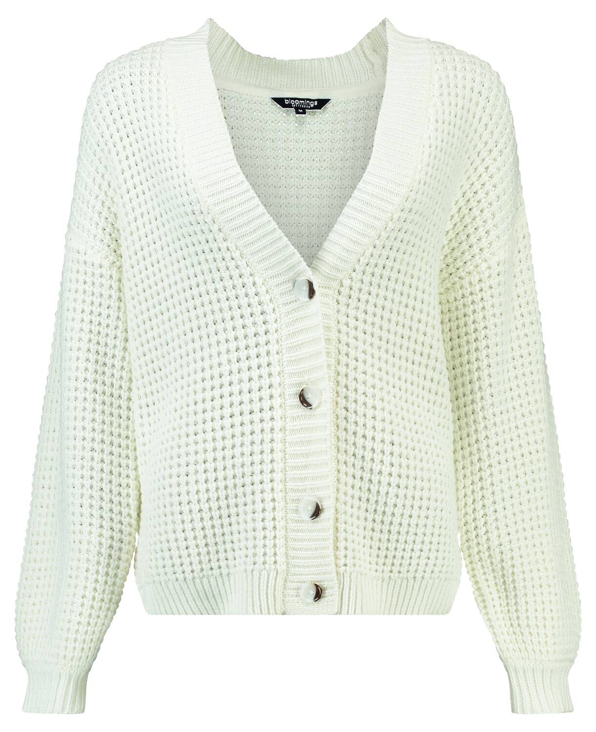 Bloomings V neck cardigan fancy knit 3GG RWWB SLK255-7946 - webshop - Lendi