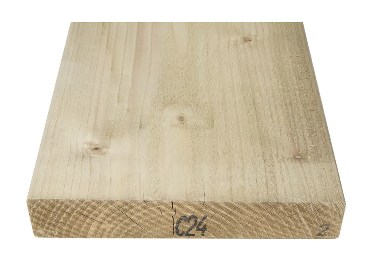47mm X 250mm C24 Easy Edge Timber (10”x2”) 4.2 Metres