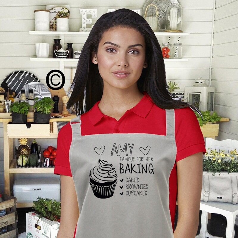 Personalised Patisserie Apron.