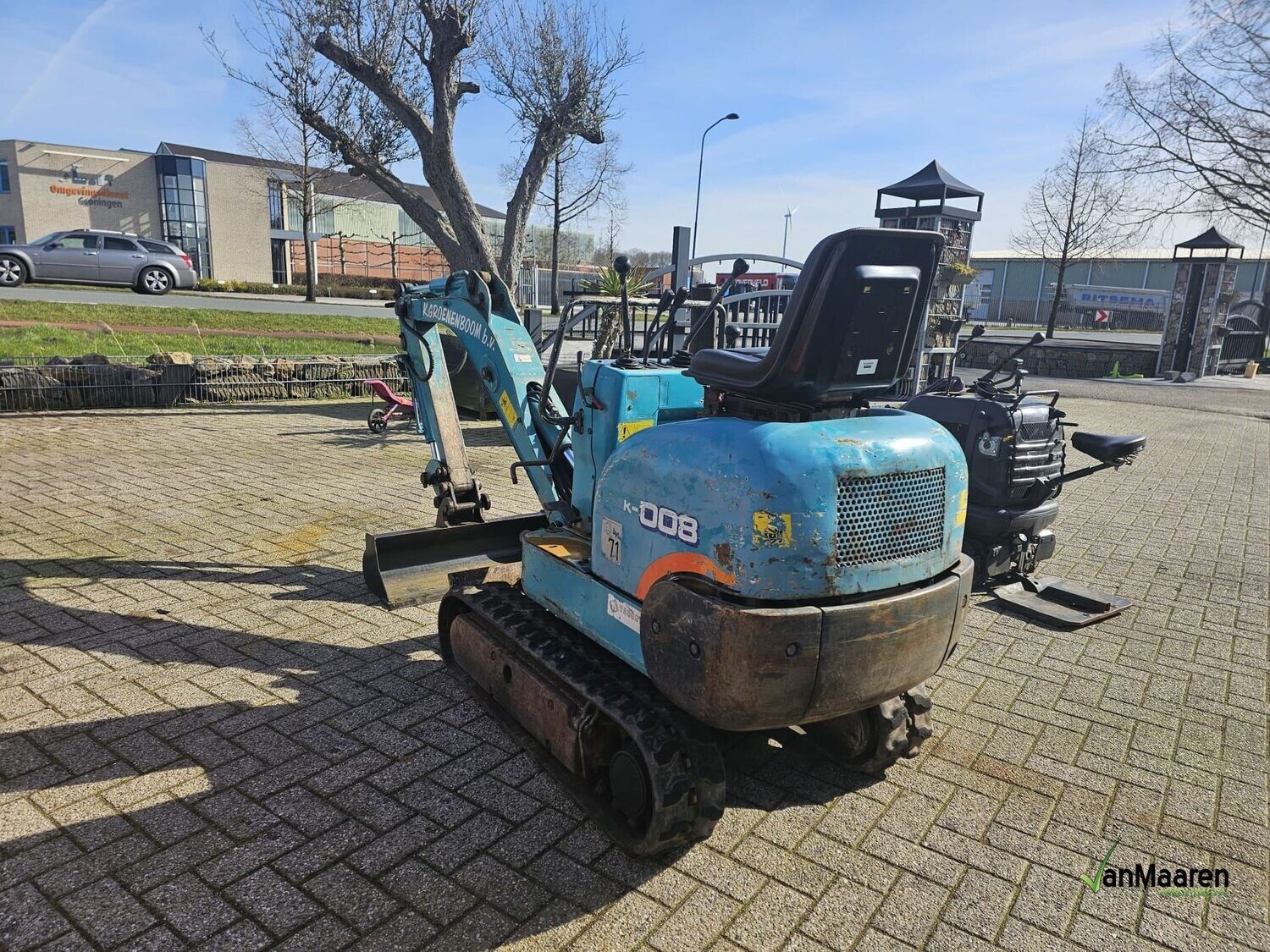 Minikraan Minigraver Kubota k008 u10 800kg jcb CATERPILLAR